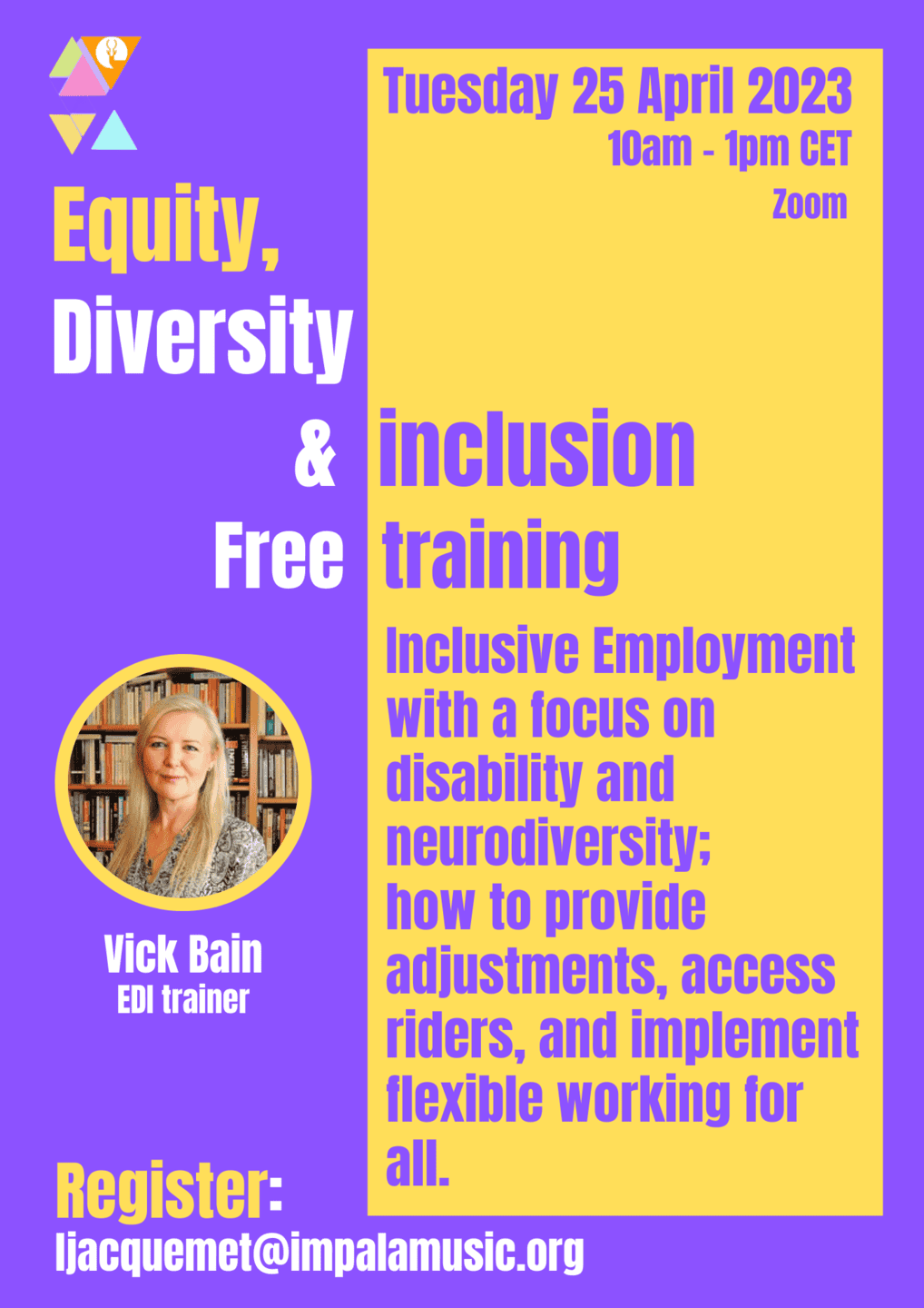IMPALA’S EQUITY, DIVERSITY AND INCLUSION TRAINING FOR MEMBERS – 25/04 ...